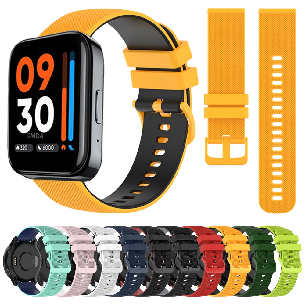Silicone-Band-For-Realme-Watch-S-Pro-Strap-For-Realme-Watch-3-2-Pro ...