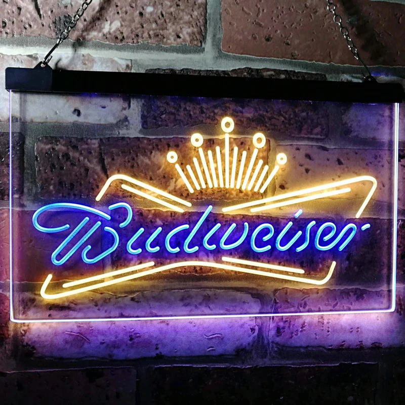 Vintage Budweiser Lighted Signs
