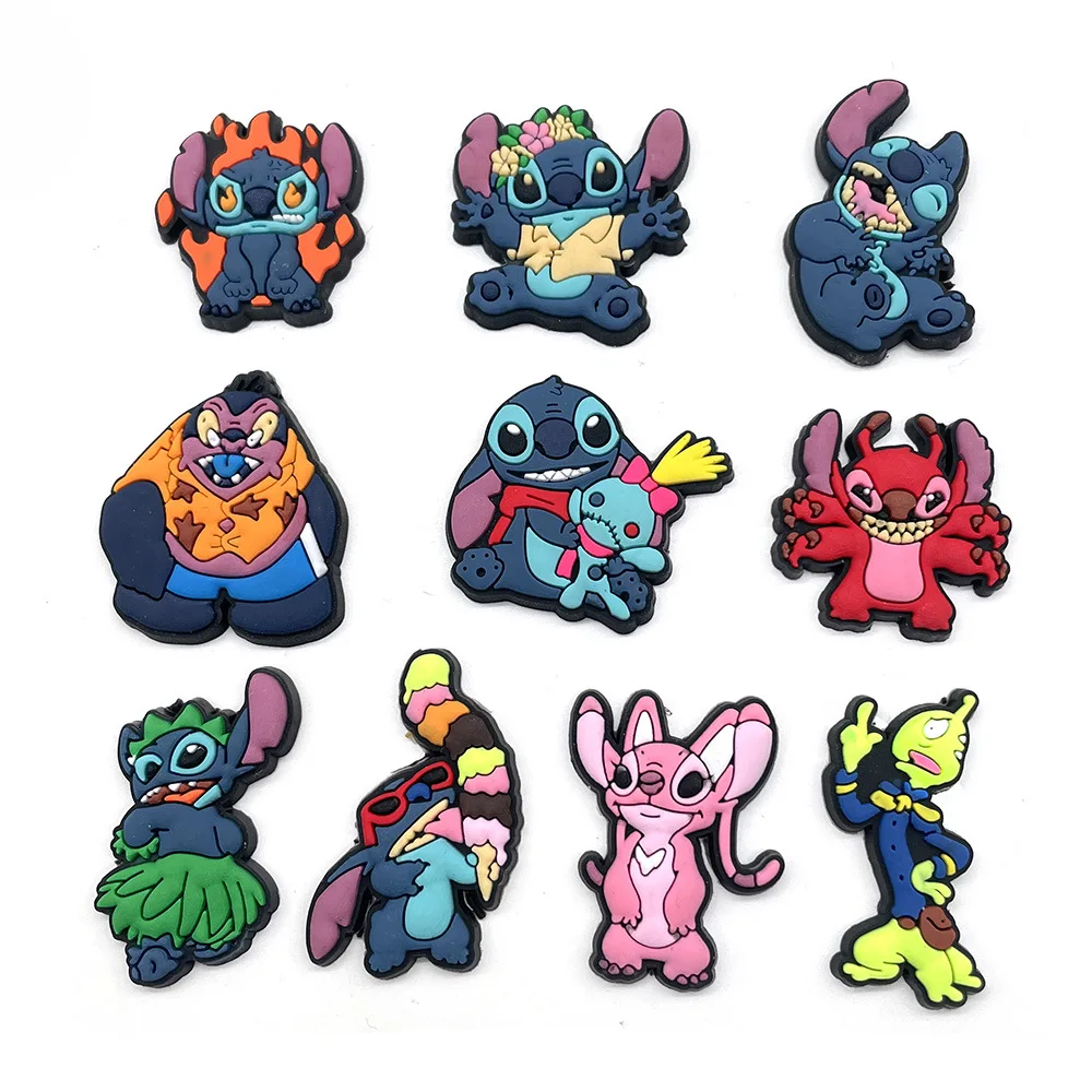 Disney-Stitch-Crocs-Charms-PVC-para-zapatos-DIY-sandalias-de-cocodrilo ...