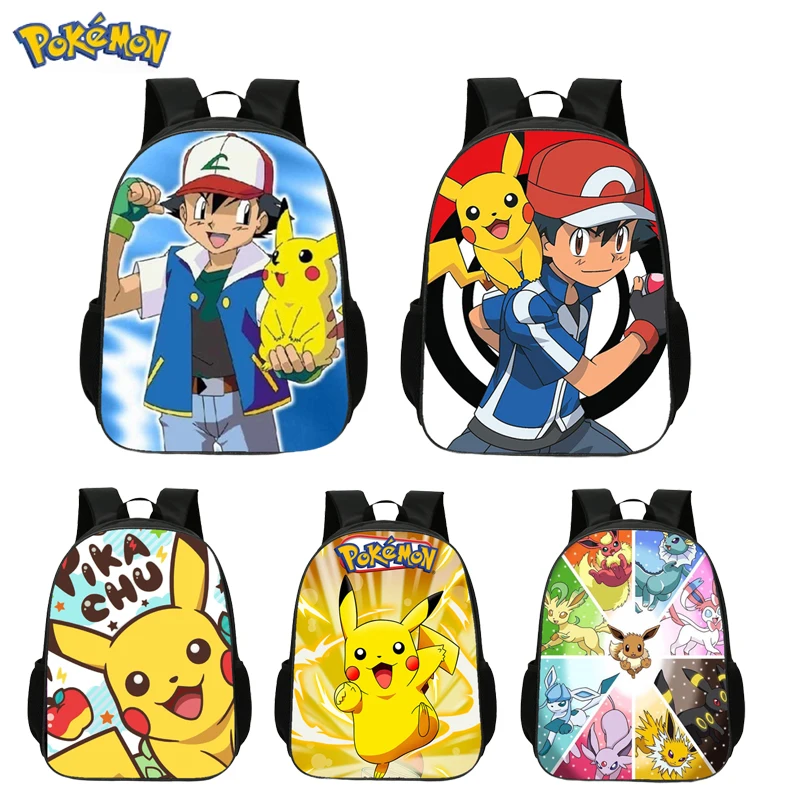 Pokemon School Bag For Teenager Boys Girls Kid Personized Pikachu Big ...