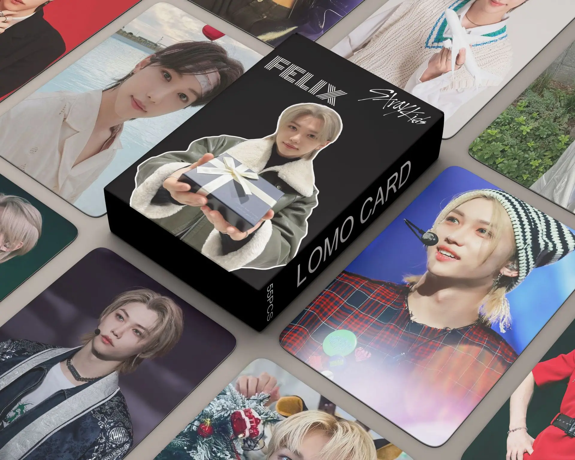 55pcs/set Kpop Stray Kids Hyunjin Felix Lomo Cards Single Member Photocards For Fans Collection ...