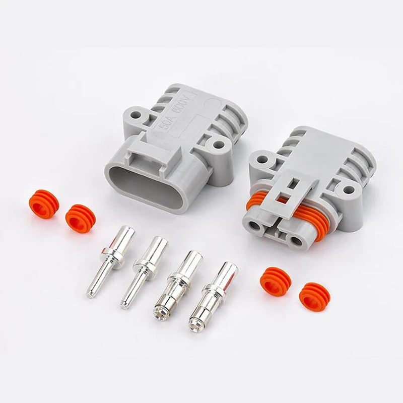 50A Waterproof High Power Parking Air Conditioner Power Connector Plug ...