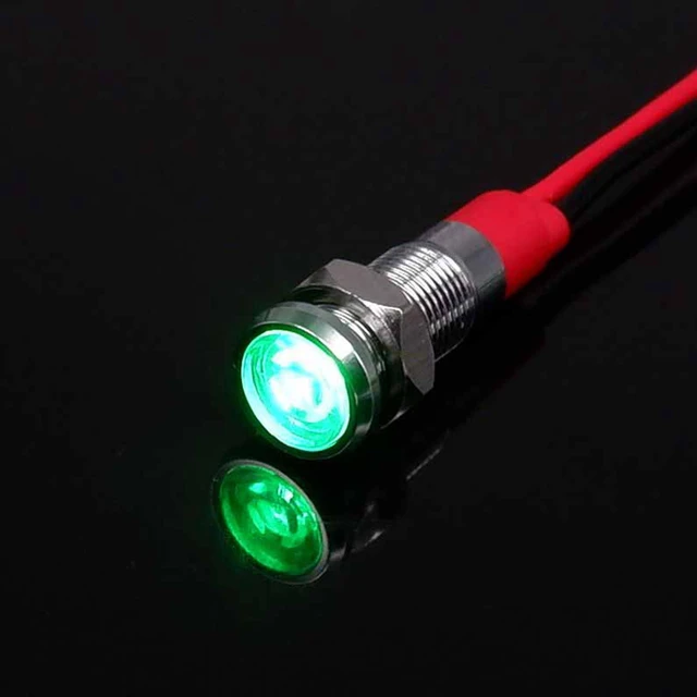 6mm Metal Power Indicator LED Signal Light Mini Indicator Light 3v 6v ...