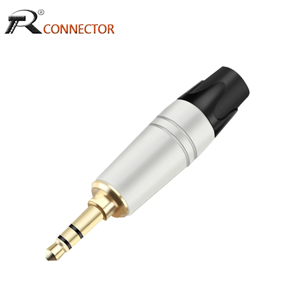 1PCS-3-Poles-Stereo-3-5mm-Male-Plug-Audio-Wire-Connector-Headphone-Jack ...