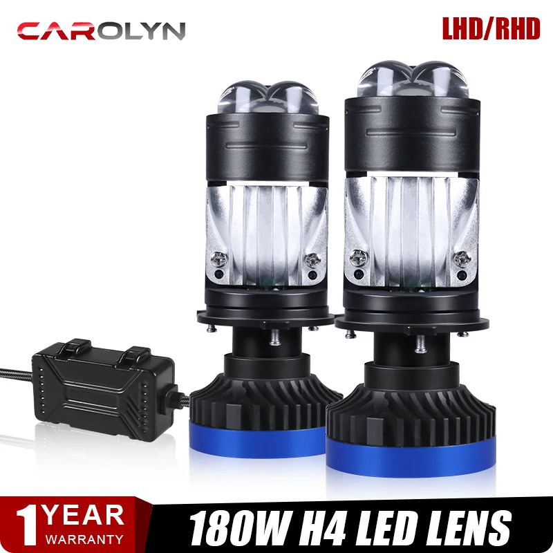 2023New-H4-lens-car-LED-laser-large-bulb-modified-with-integrated-far ...
