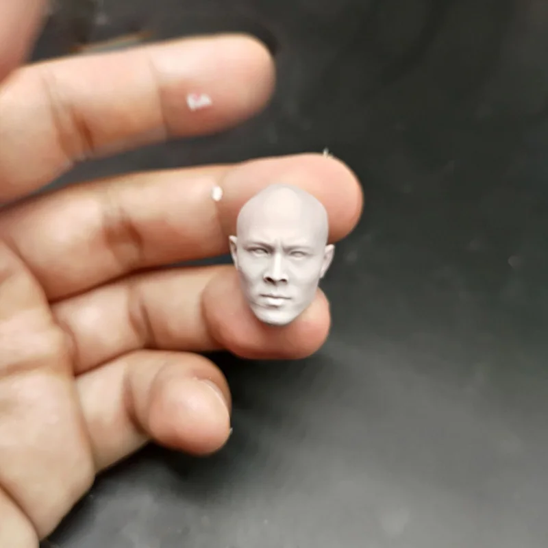 1/12 Scale Young The Grandmaster Jet Li Head Sculpt Unpainted Fit 6" Ml ...