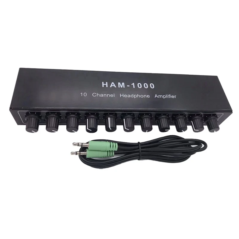 Stereo Headphone Amplifier Multi Channels Audio Distributor Independent ...