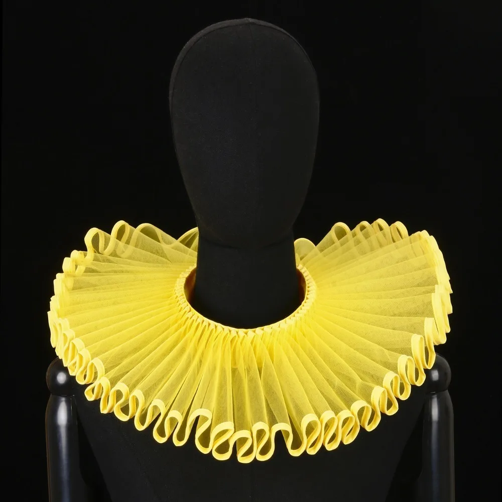 Detachable Shakespeare Neck Ruffled Collar Vintage Victorian Costume ...