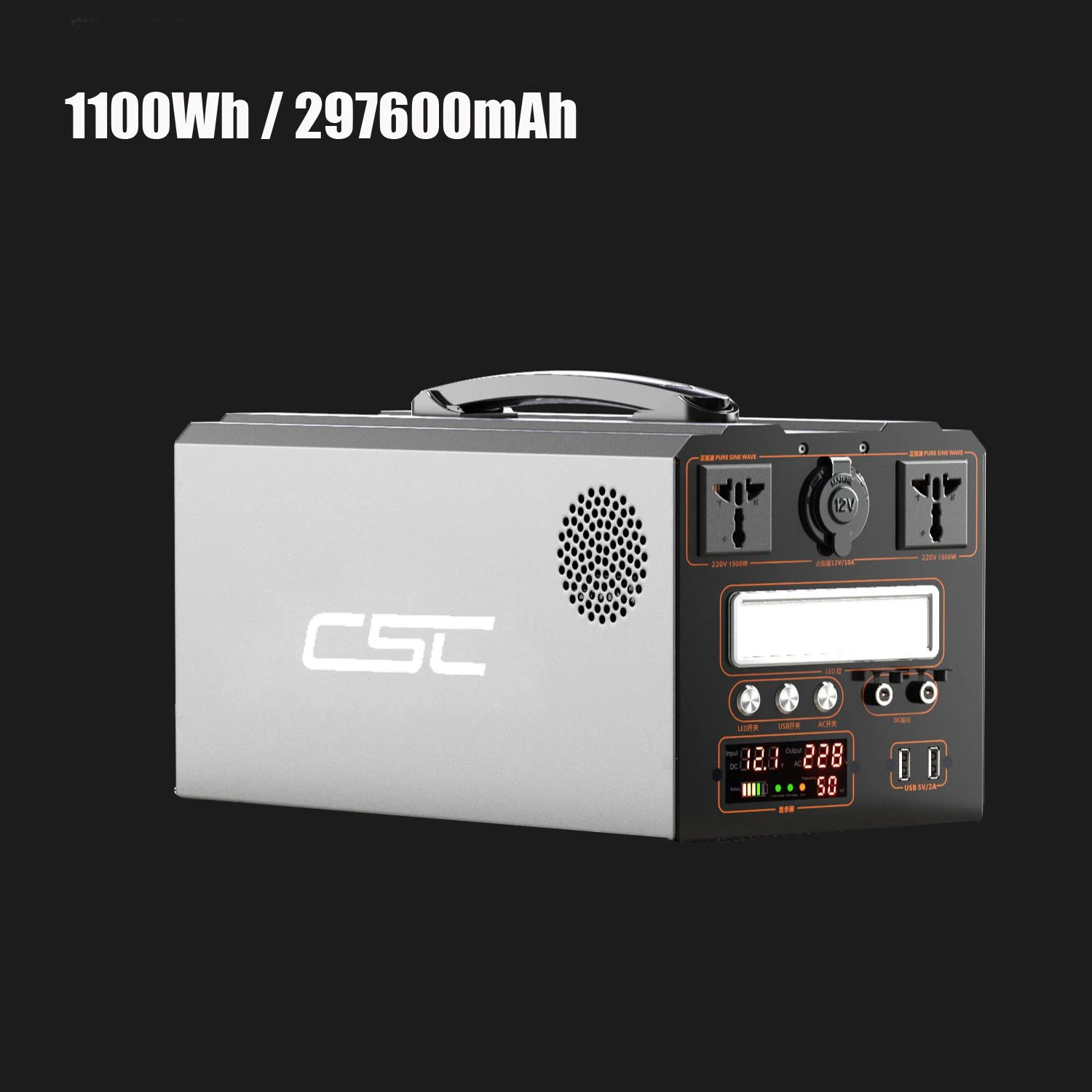 Eu Stock Csc C1000 Power Station 1000w 297600mah Portable Energy ...