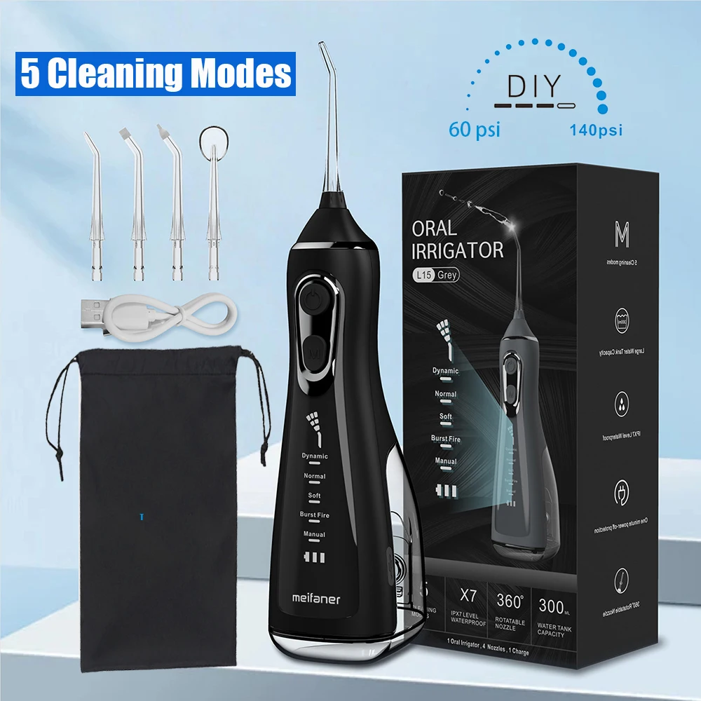 Portable-Powerful-Oral-irrigator-For-Teeth-USB-Rechargeable-High ...