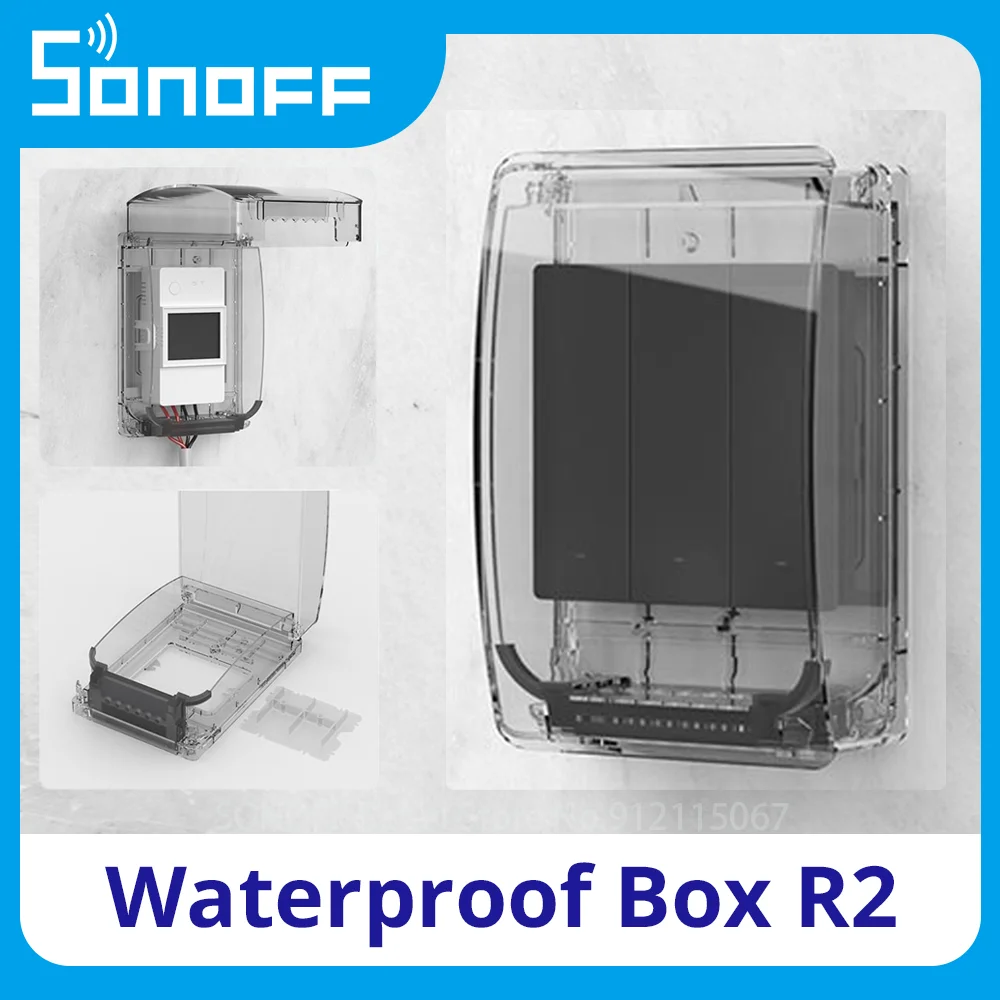 SONOFF Waterproof Box R2 Durable Water-resistant Crushproof Dustproof ...