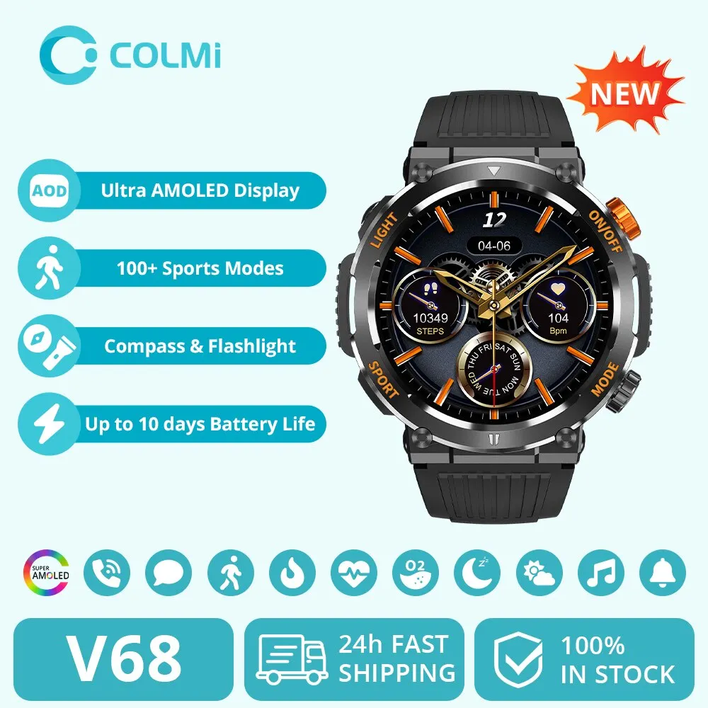 Colmi-AMOLED-Display-Smartwatch-para-homens-100-modos-esportivos ...