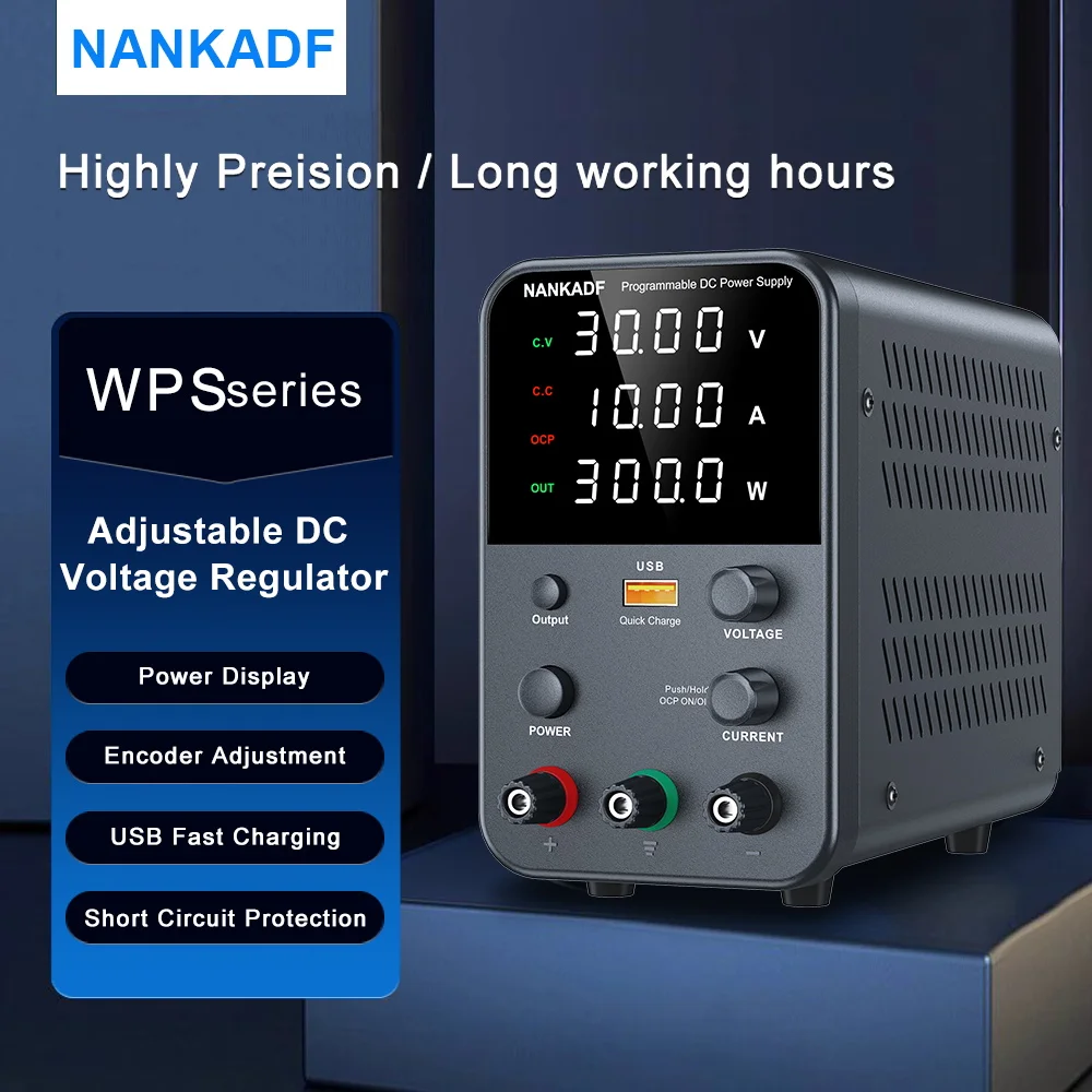 Adjustable-DC-Power-Supply-30V-10A-with-4-Digit-LED-Display-5V-3-6A-USB ...
