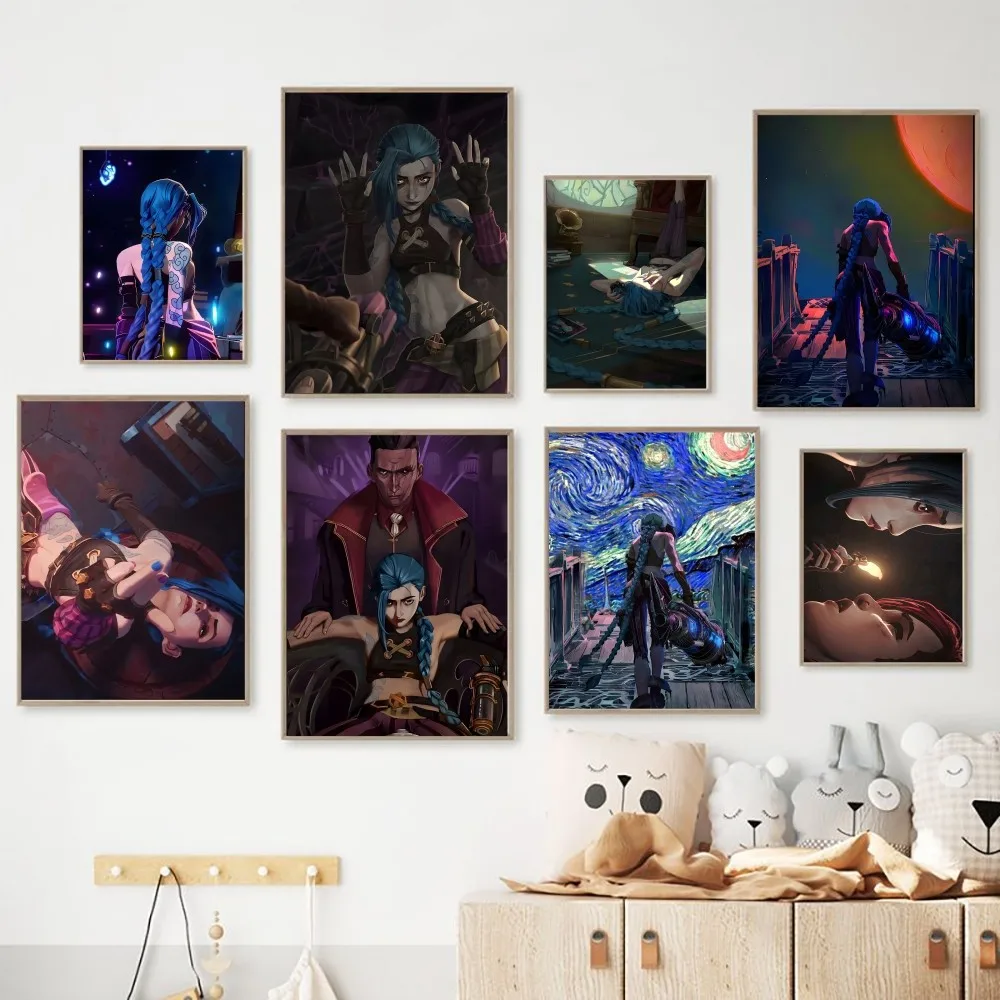 Arcane-Series-Animation-League-Of-Legends-Poster-Kraft-Club-Bar-Paper ...