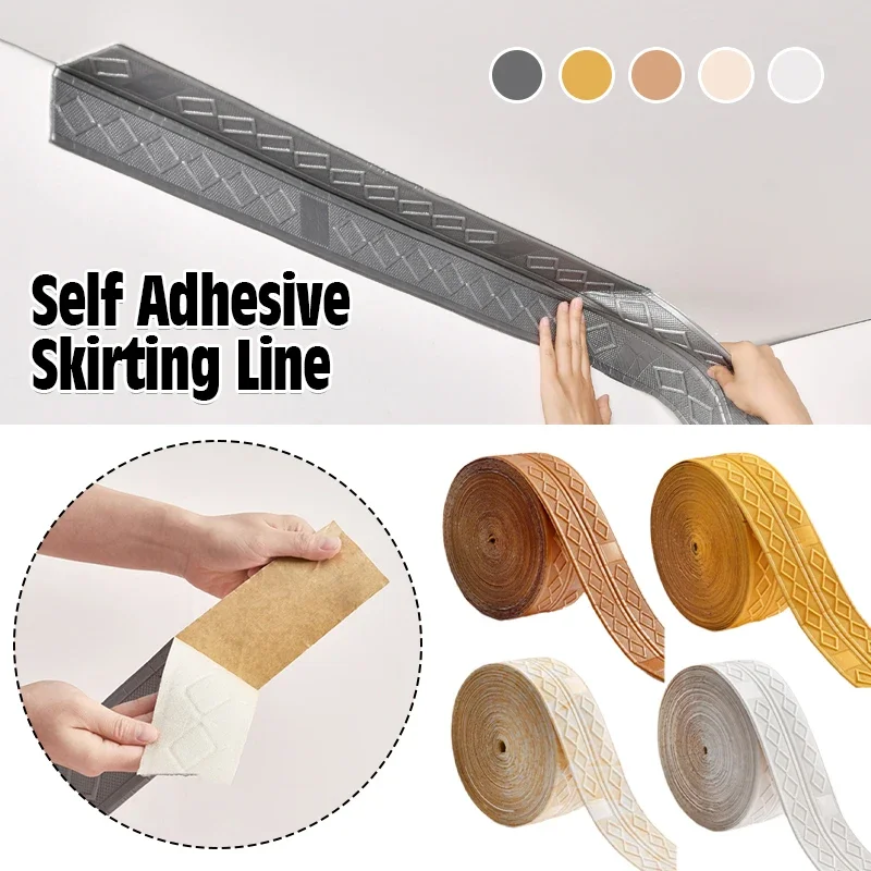 1pc 2.3m/9.2m DIY Waterproof Ceiling Decorative Strip Self Adhesive ...