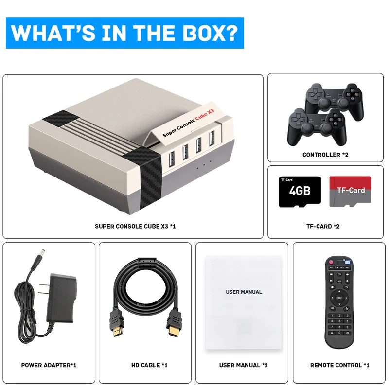 Super-Console-Cube-X3-Vintage-Game-Console-50000-70000-Game-Support ...