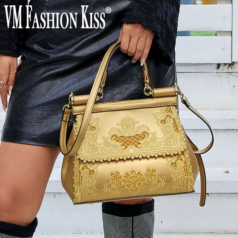 VM-FASHION-KISS-2024-Lace-Design-Top-Handle-Bags-Women-Frame-Handbag ...