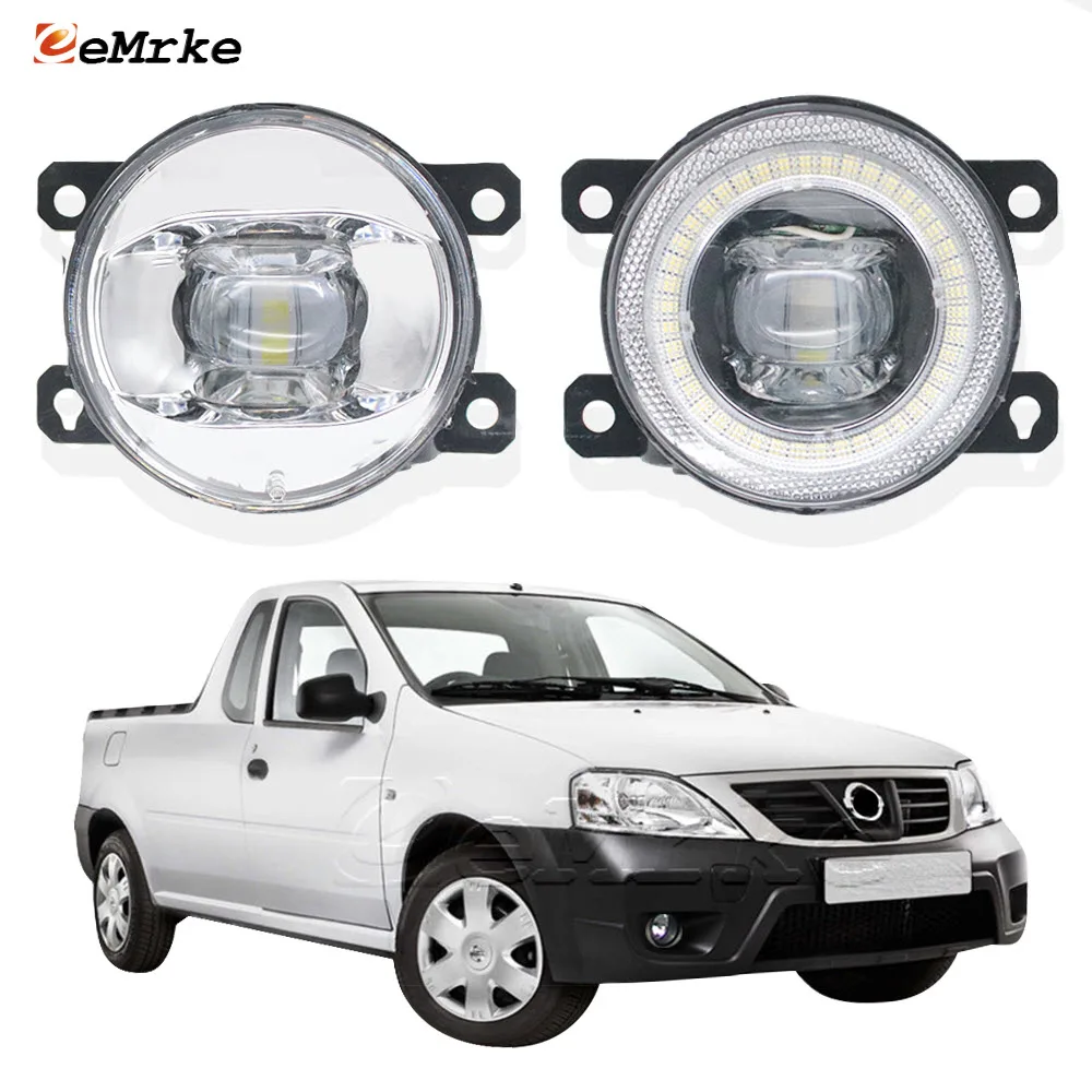 2-Pieces-Car-Led-Fog-Light-Assembly-with-Lens-for-Nissan-NP200-2009 ...
