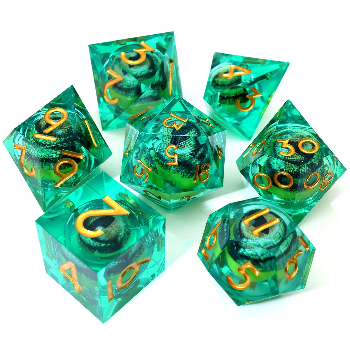 Sharp-Edge-Role-Playing-Table-Game-Resin-DND-Dice-Set-DND-Gift-For ...