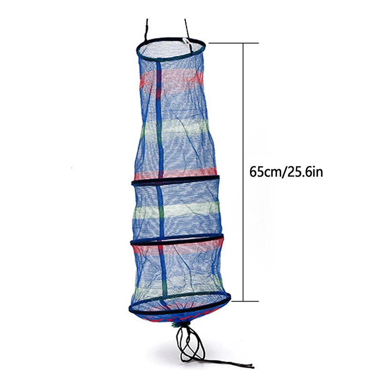 Portable-Fishing-Net-3-Layer-Round-Folding-Mesh-Trap-Fish-Basket ...