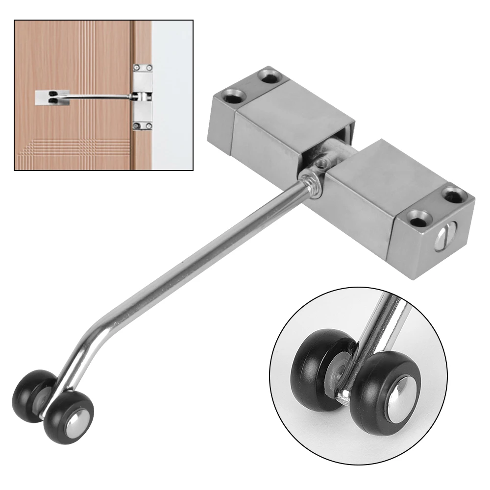 Adjustable-Automatic-Spring-Door-Closer-Stainless-Steel-Door-Closing ...