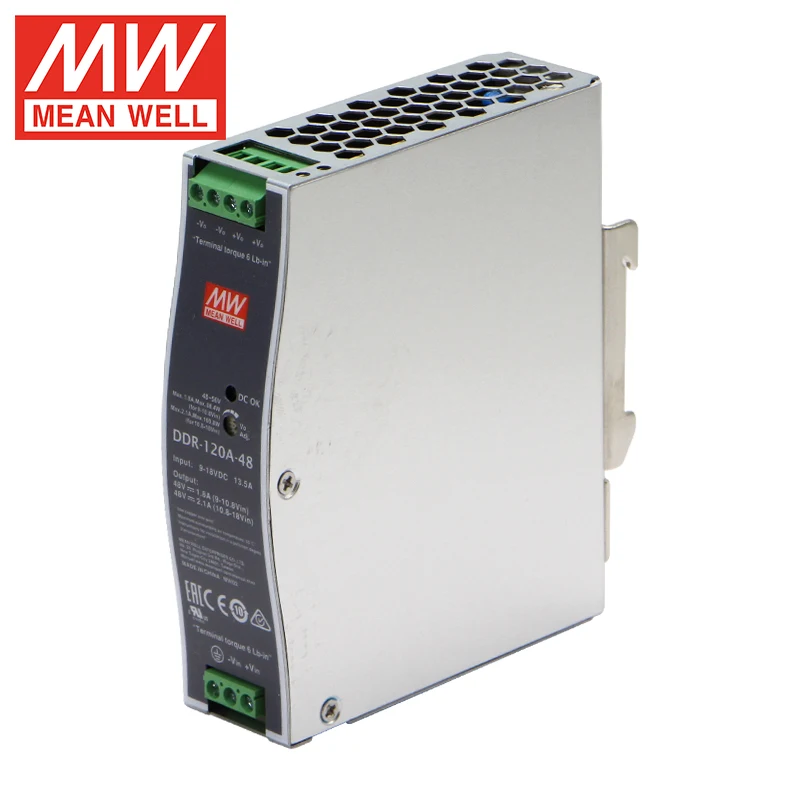 Meanwell-Power-Supply-DC-DC-Slim-DIN-Rail-Conversor-de-entrada-para ...