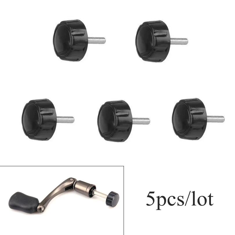 Reel Handle Screw Caps Fishing Reel Replacement Parts 5-Pack Universal ...