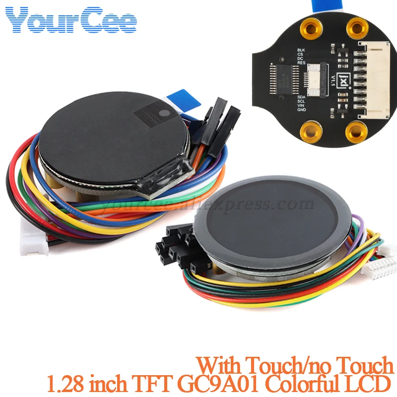 1-28-inch-TFT-Screen-Display-Module-1-28-IPS-Round-Colorful-LCD-Board ...