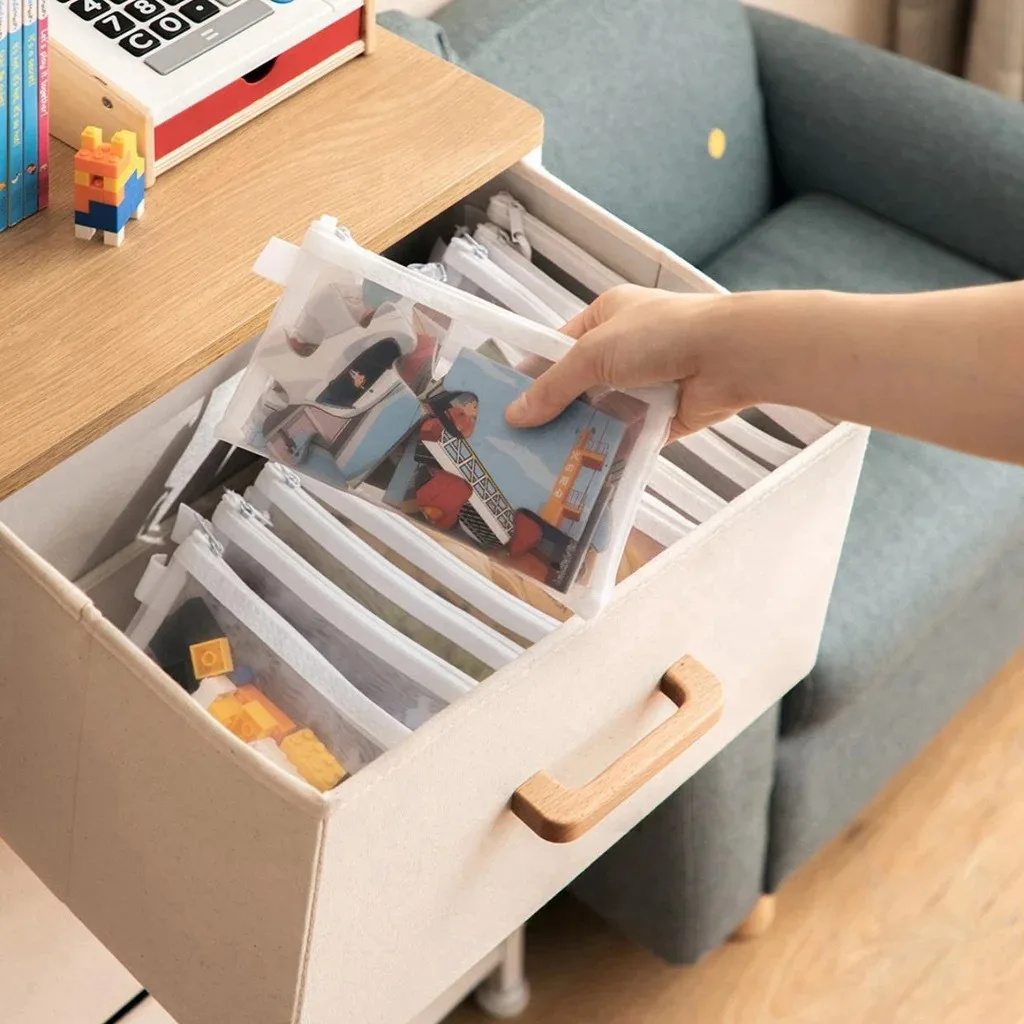 1-30-PCS-Mesh-Zipper-File-Bag-Waterproof-Moisture-proof-Zipper-Folder ...