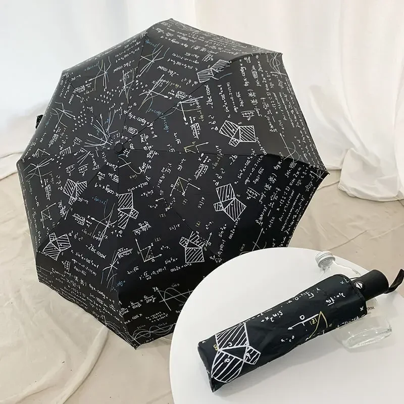 Brand-Student-Umbrella-Charms-Mathematics-Automatic-Umbrella-For-Women ...