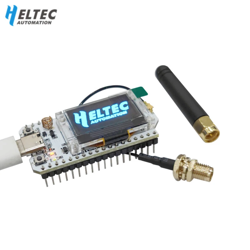 2PCS IOT 868MHz-915MHz SX1276 ESP32 LoRa 0.96 Inch Blue OLED Display WIFI Lora Kit 32 V2 ...