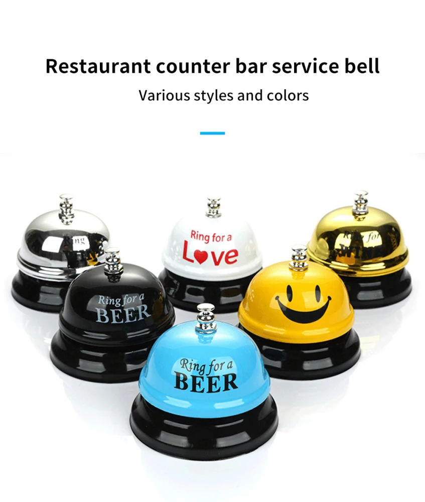 Cloche en verre,Cloche d'appel en métal pour cuisine et restaurant ...