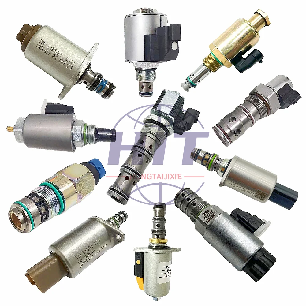 Электромагнитный клапан подъема гидравлического насоса для Hitachi ...