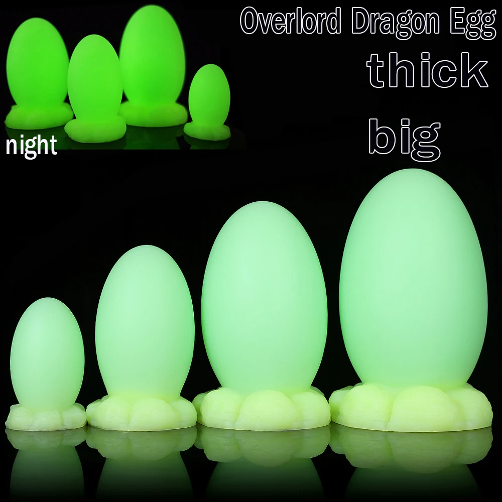 Dragon-Egg-Huge-Anal-Plug-Soft-Luminous-Anal-Toy-Fisting-Thick-Big-Butt ...