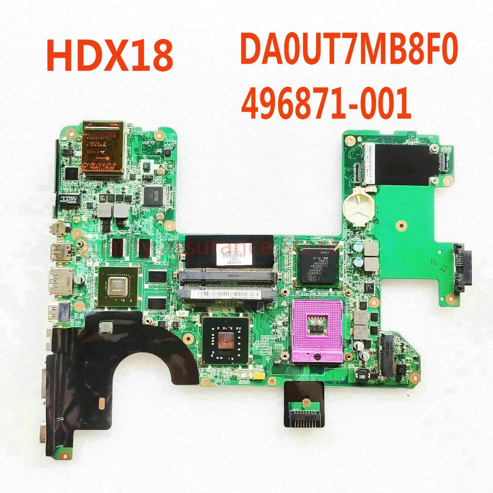 DA0UT7MB8F0-For-HP-HDX18-HDX-X18-1001XX-NOTEBOOK-496871-001-HSTNN-Q35C ...