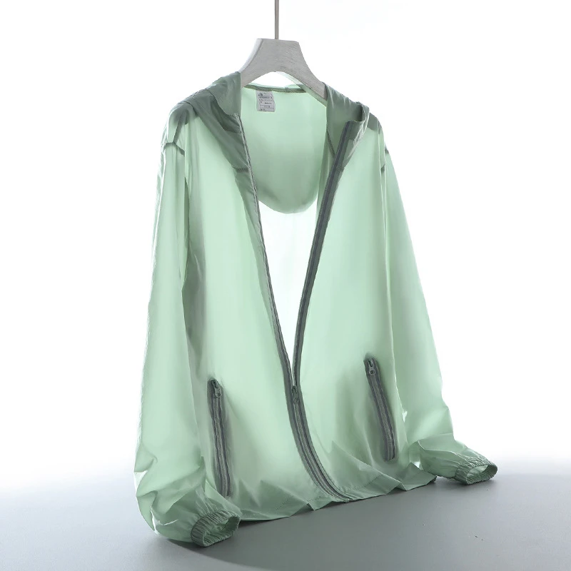 UPF 50+ UV Sun Protection Clothing Men Hoodie Windbreaker Breathable ...