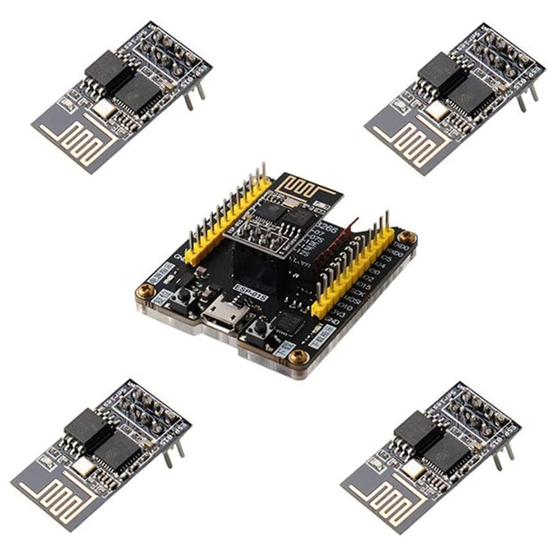 Professional-ESP8266-Flash-Download-Tool-Code-Burner-5Pcs-ESP01-ESP-01S ...