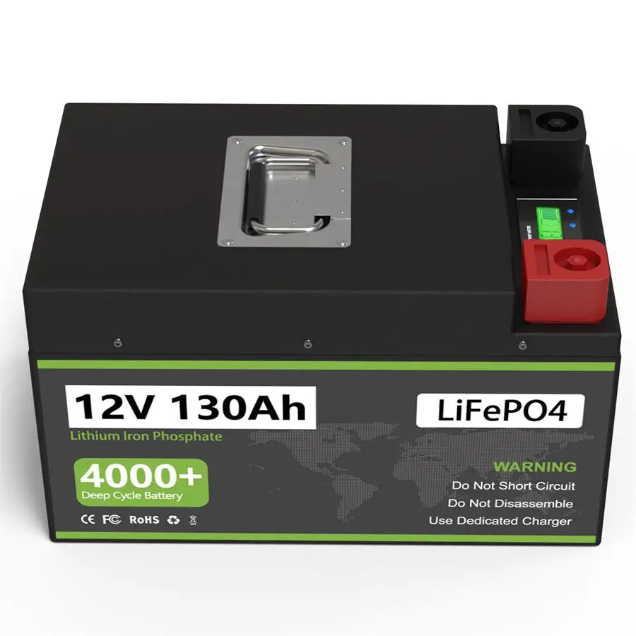 Lifepo4 Battery Pack 12v 130ah 100% Capacity Grade-a Battery Cell For ...