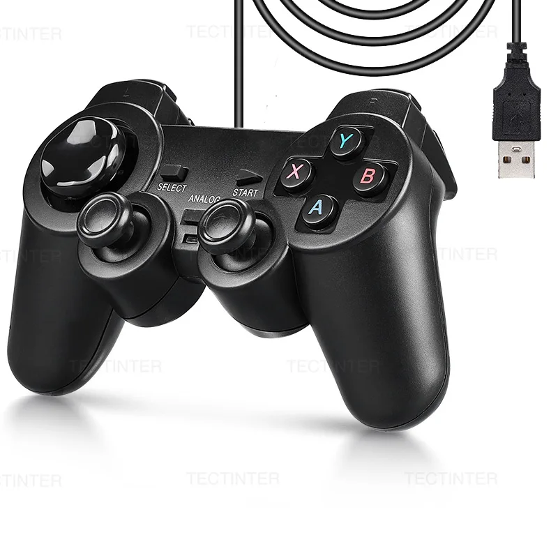 USB-Wired-Controller-For-Sony-Playstation-3-Double-Vibration-Shock-For ...