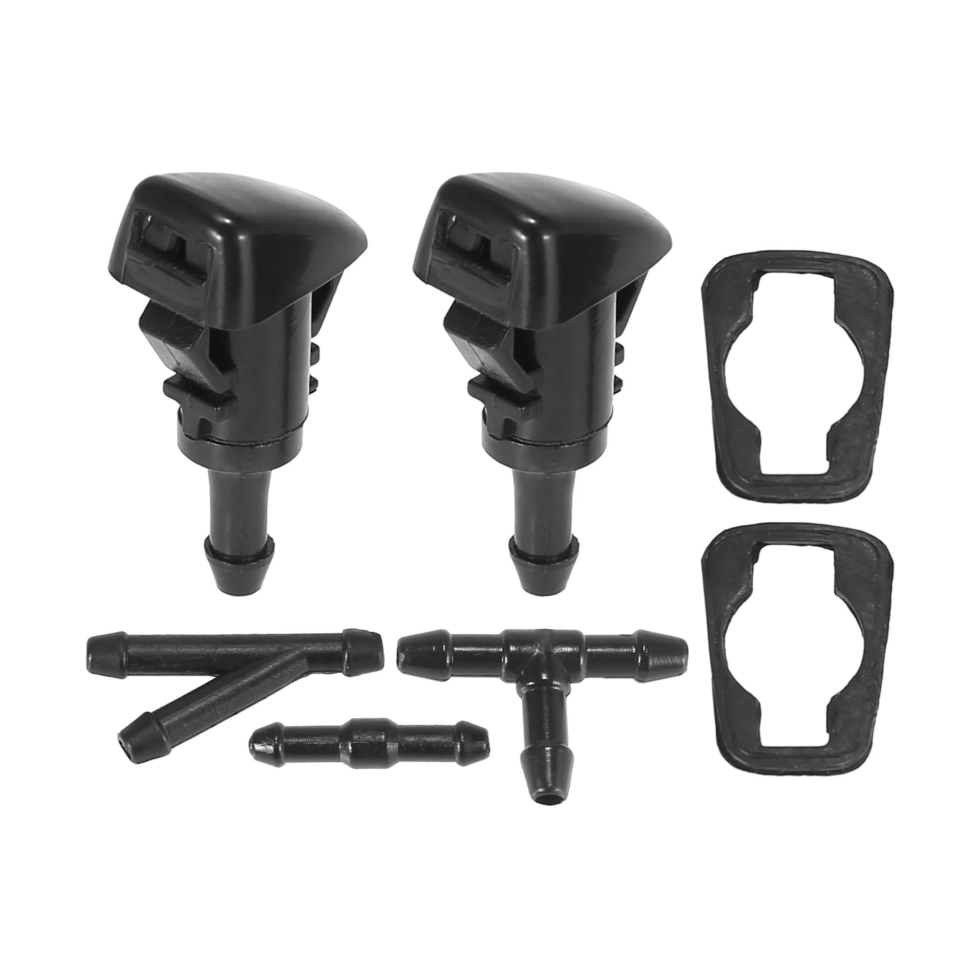 X-Autohaux-Front-Windshield-Washer-Nozzles-with-Hose-Connector-Pack-of ...