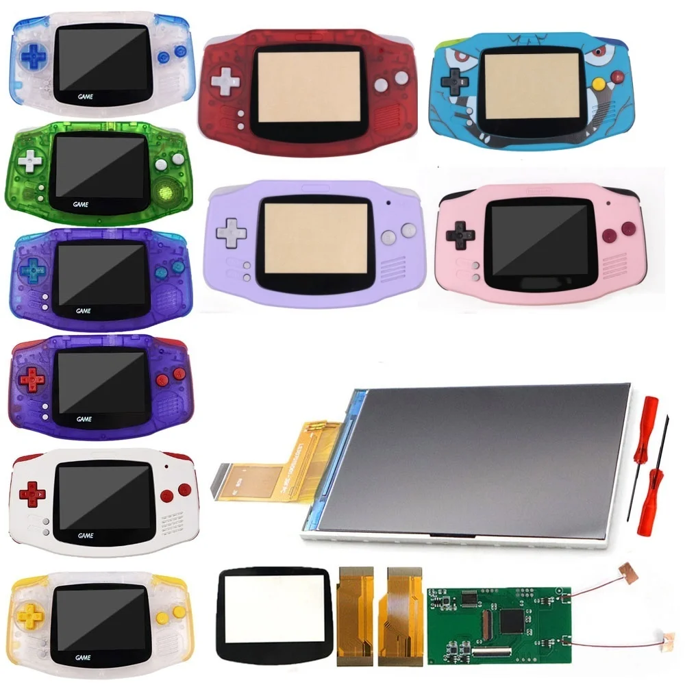 3-0-inch-V5-Easy-Install-Screen-GBA-V5-LCD-Highlight-IPS-Replacements ...