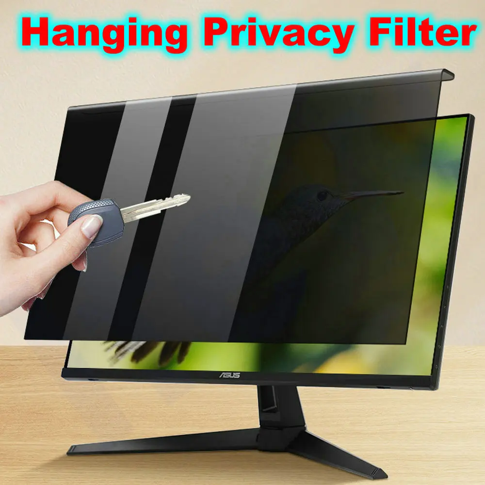 Hanging Privacy PC Monitor Screen Screen Protector Computer Blue Light ...