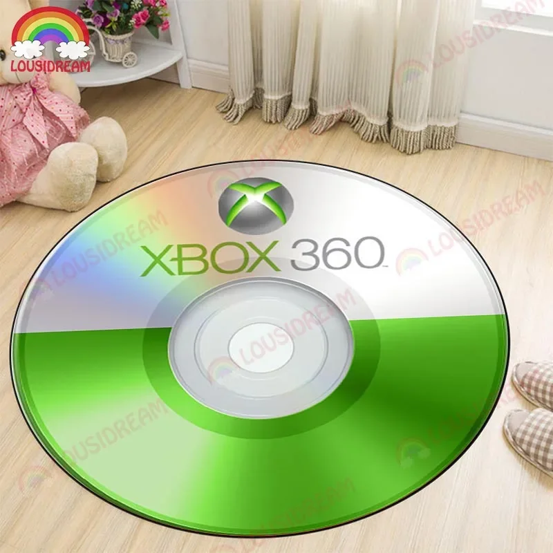 Tapis-de-jeu-CD-rond-lea-pour-canap-XBOX-polym-res-de-bain-Kicthen ...