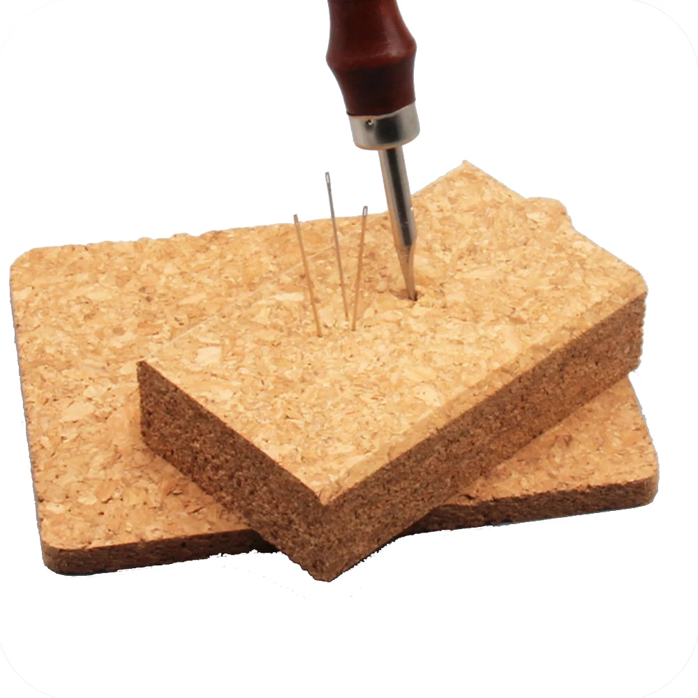 Cork-Block-Backing-Mat-Cushion-Pad-Leather-Coarse-Grain-For-Punch-Awl ...