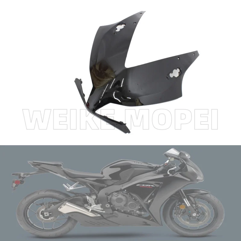 Black-Front-Upper-Fairing-Headlight-Cowl-Cover-Nose-Panel-Fit-For-HONDA ...