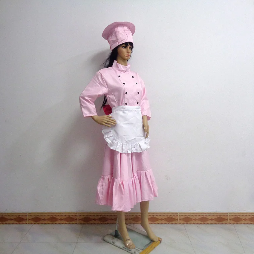 One Piece Charlotte Pudding Cook Chef Suit Cosplay Costume | One piece ...