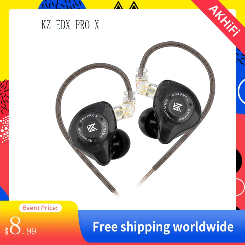 KZ-EDX-PRO-X-Dynamic-Drive-Earphone-HIFI-Bass-Earbud-Sport-Music ...