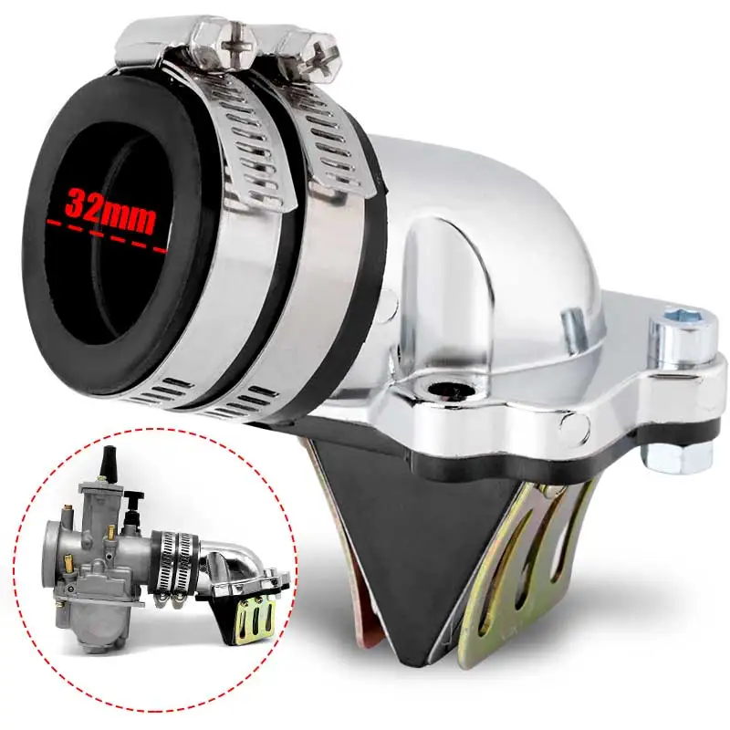 Modified Manifold Intake Pipe + Interface Carburetor Intake Manifold ...