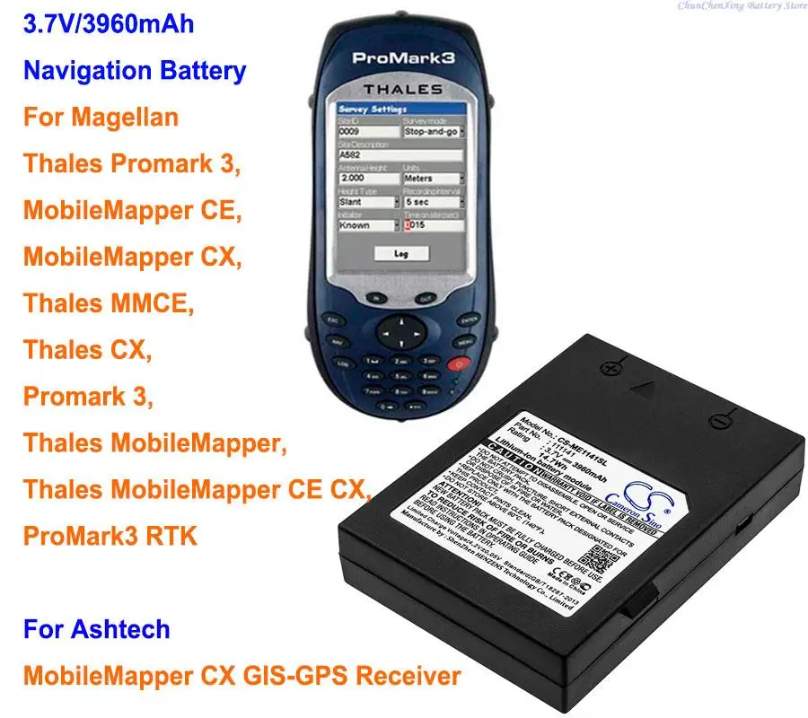 Cameron-Sino-3960mAh-Battery-for-Ashtech-CX-GIS-GPS-Receiv-For-Magellan ...