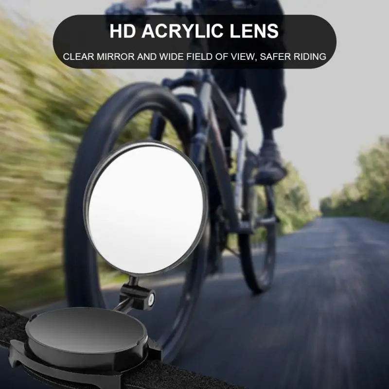 Bicycle-Rearview-Mirror-360-Degrees-Rotating-Convex-Retroreflector ...